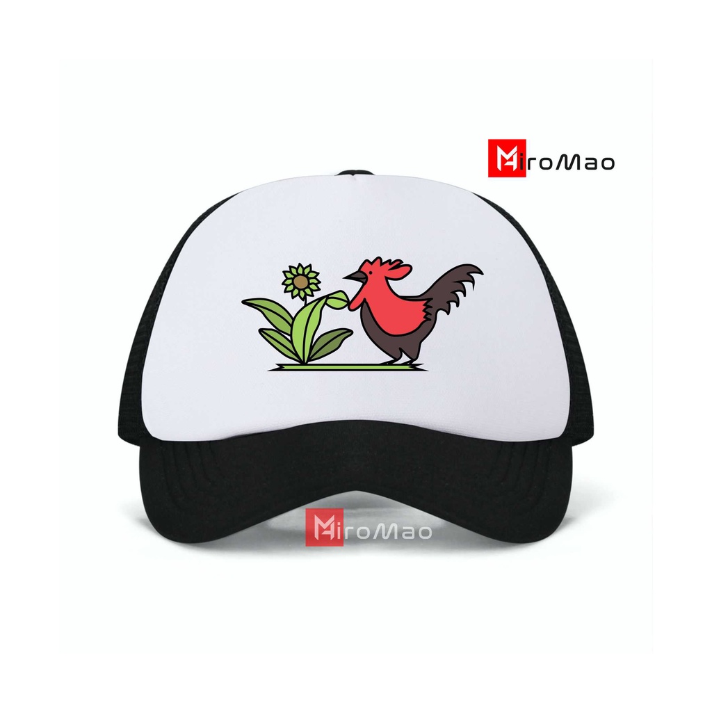 Jual HiroMao Topi Trucker AYAM JAGO Jaring Topi Sehari-Hari Topi Kece ...
