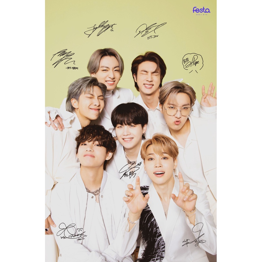 Jual READY POSTER BTS TANDA TANGAN - GRUP VERSION KPOP UKURAN A3 ...