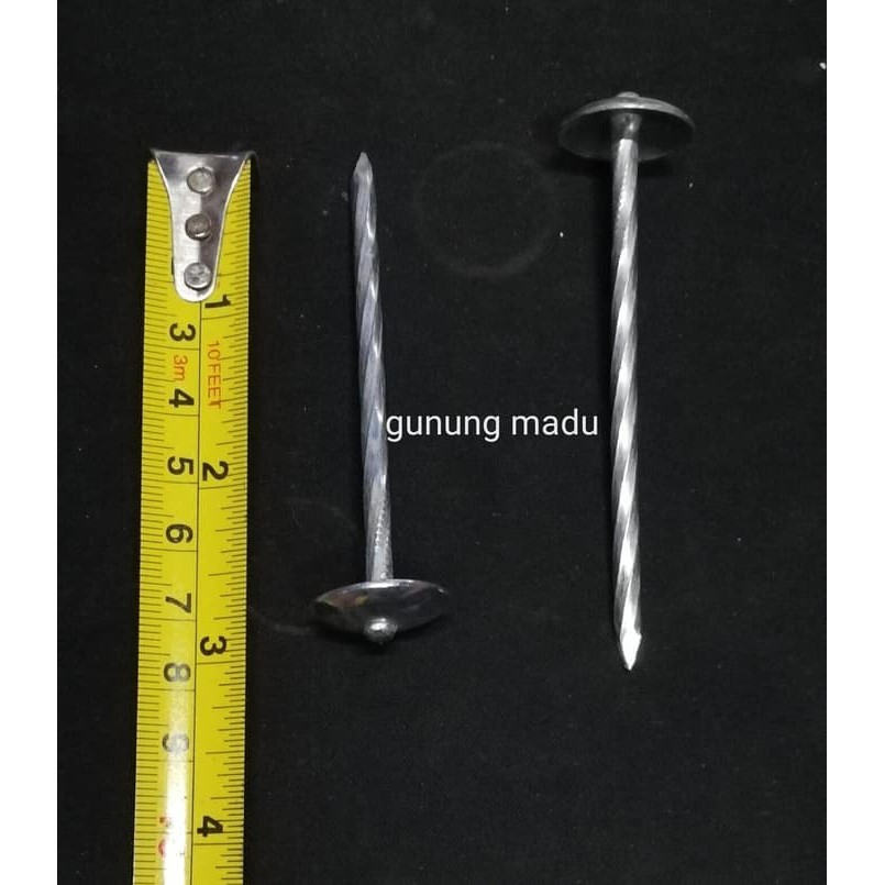 Jual TBM-311 PAKU PAYUNG 7 CM PER KG / PAKU SENG ASBES 3 INCH 3" 7CM ...