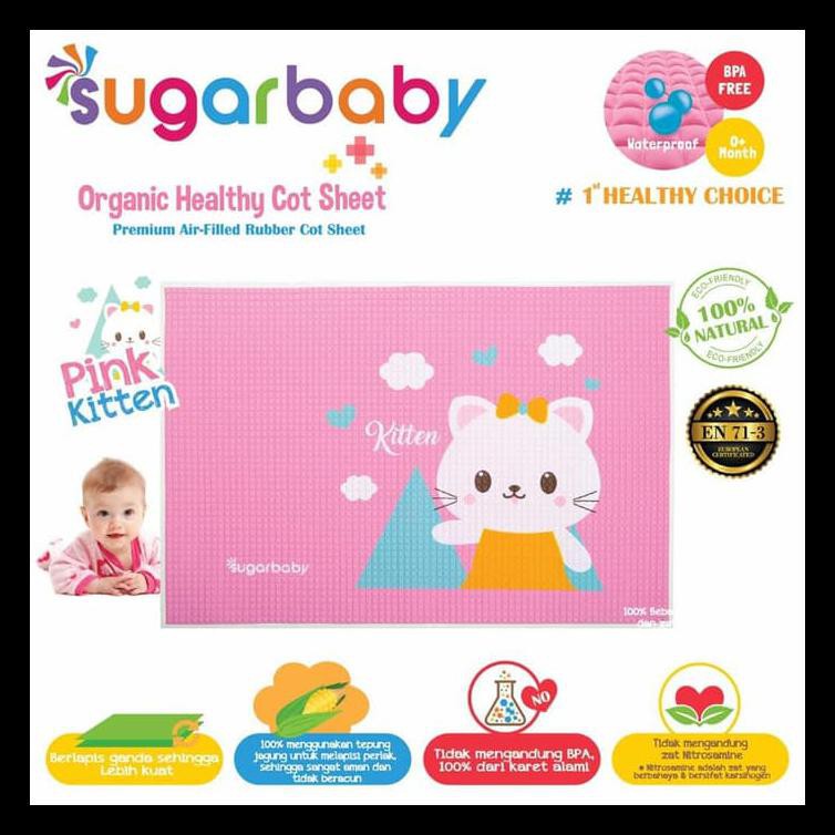 Jual Sugar Baby Organic Healthy Premium Air Filled Rubber Cot Sheet ...