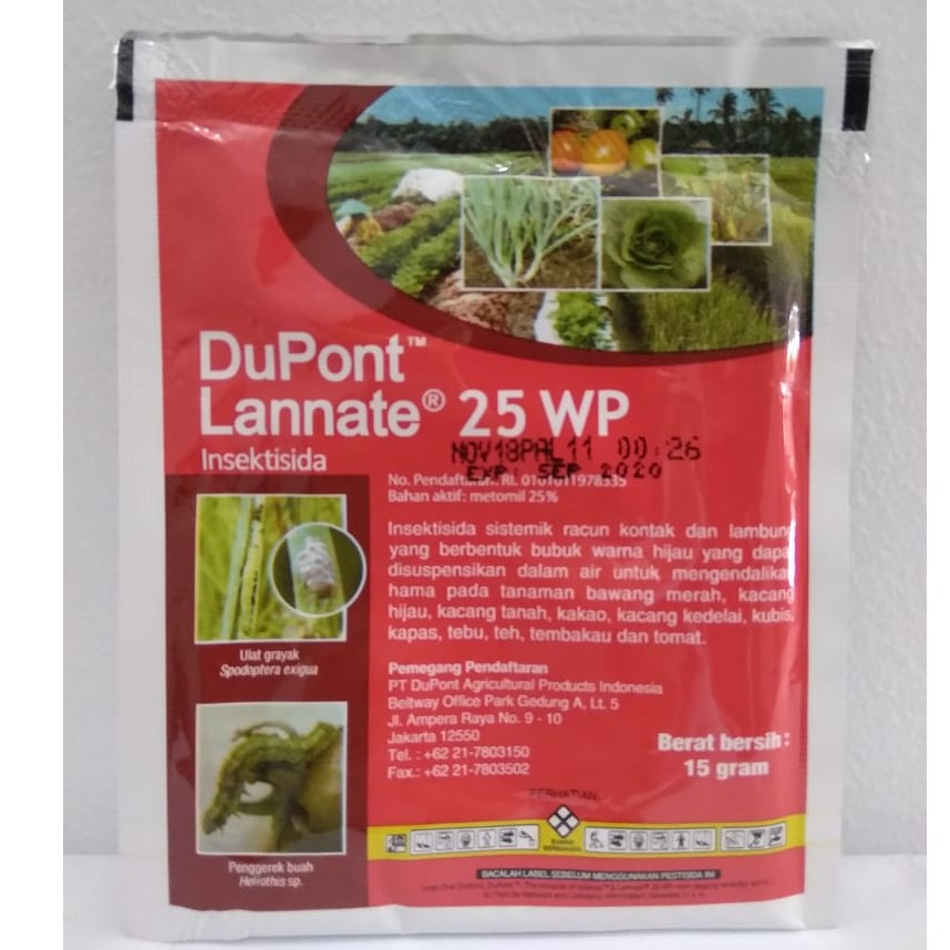 Jual Insektisida DuPont Lannate 25 WP @ 15 Gram | Shopee Indonesia