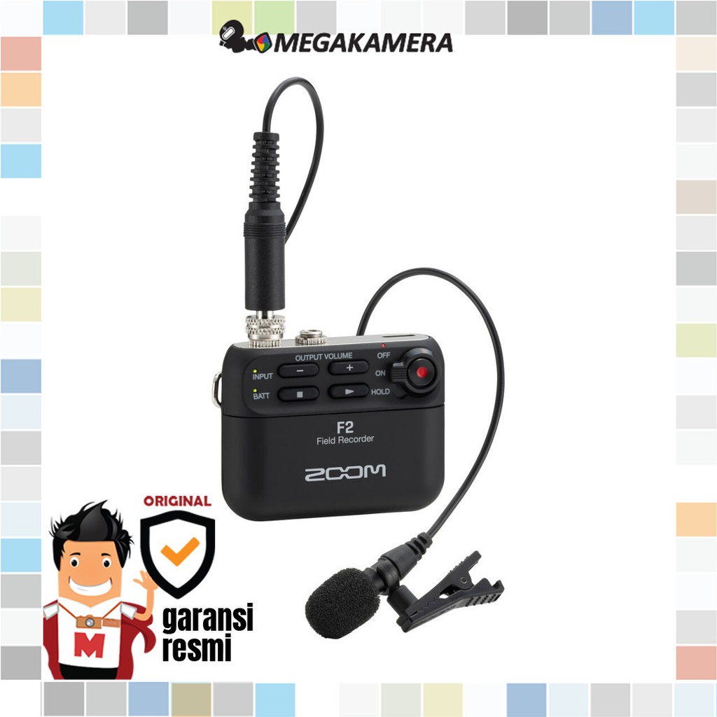 Jual Zoom F2 Ultracompact Portable Field Recorder with Lavalier ...