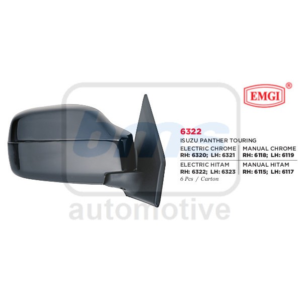 Jual Spion Emgi Isuzu Panther Touring 2000 Hitam Manual | Shopee Indonesia
