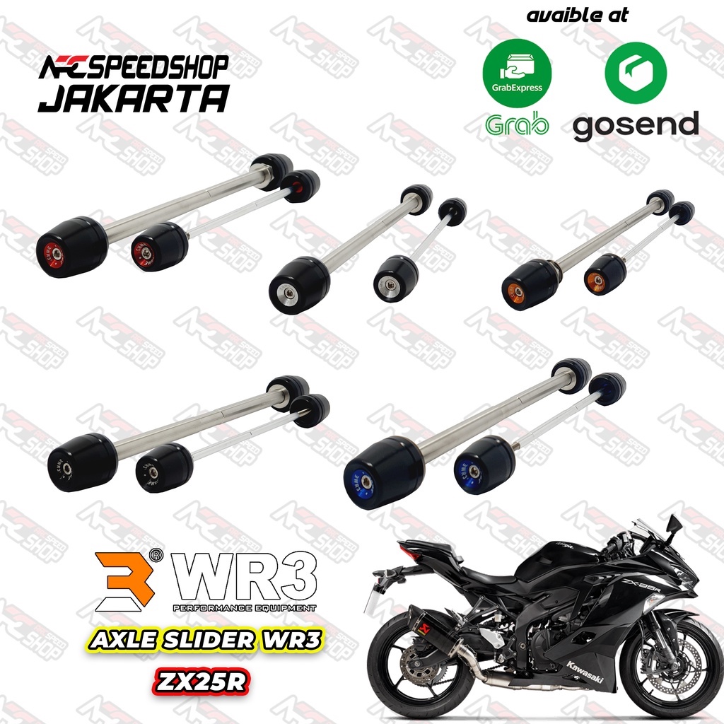 Jual Axle Slider / As Roda WR3 Kawasaki ZX25R ZX 25R | Shopee Indonesia