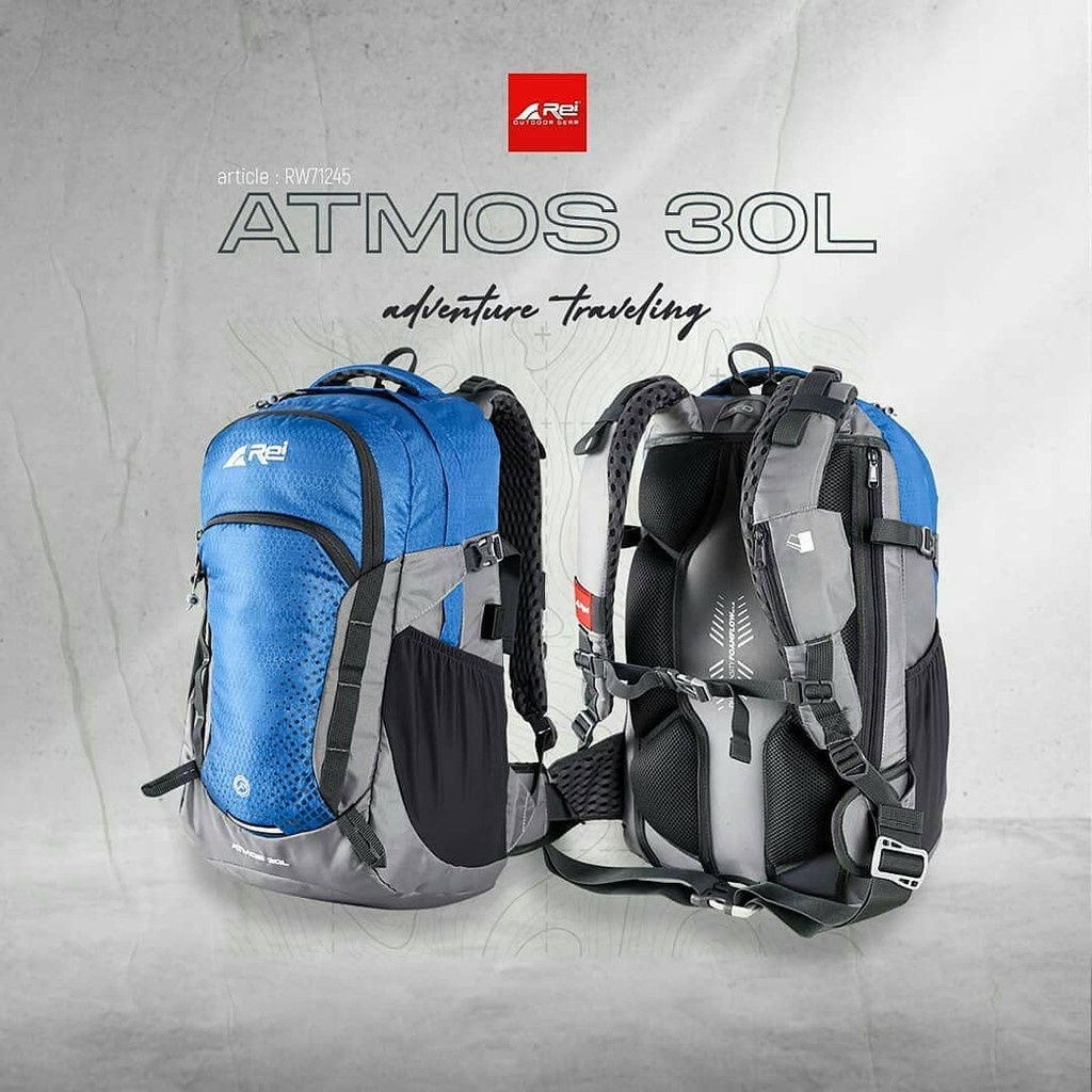 Jual TAS RANSEL AREI 30L SERIE ATMOS ORIGINAL NEW ARRIVAL FITURE ...