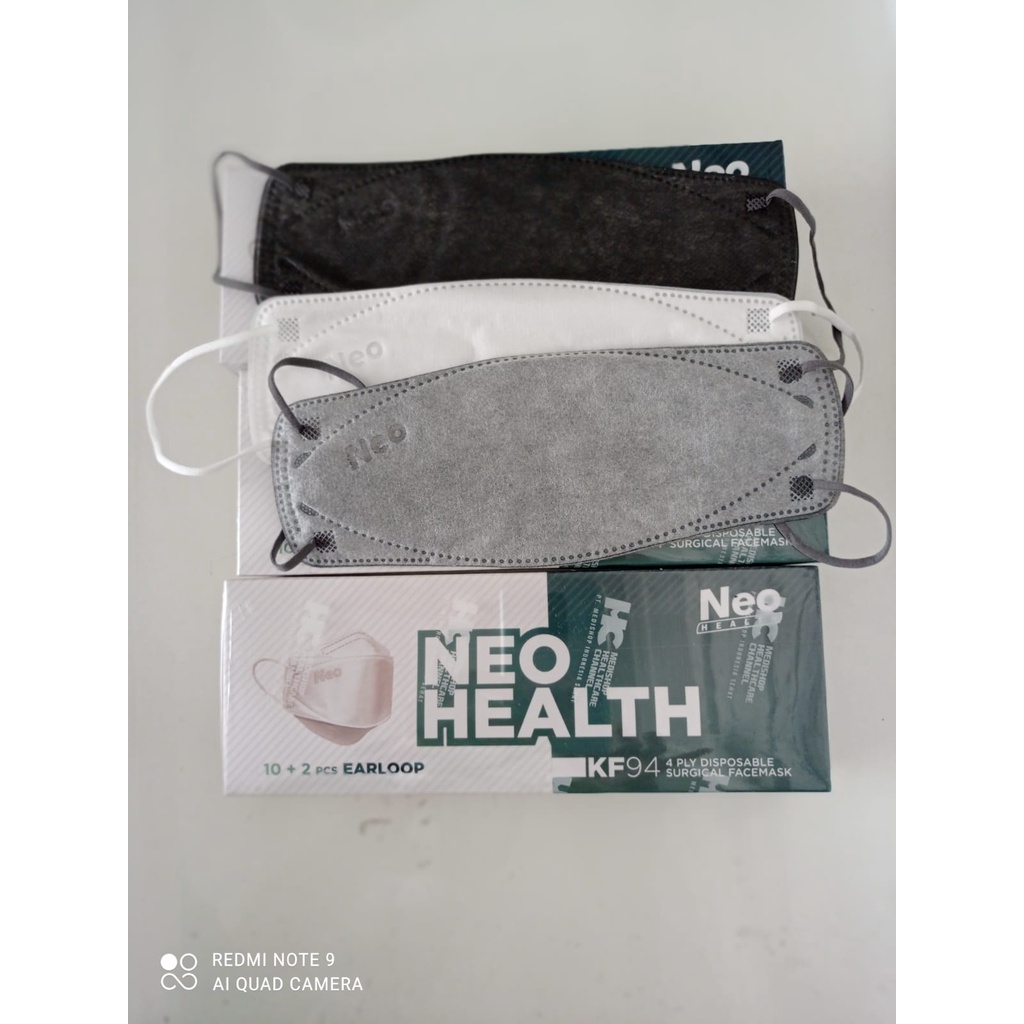 Jual Masker Neo Health KF94 mix warna 4ply isi 12pcs | Shopee Indonesia