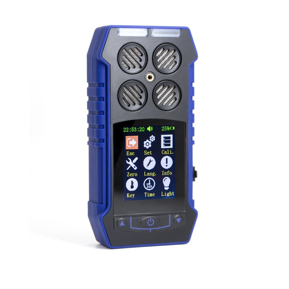 Jual IMPORT Digital Multi Gas Detector 4 in 1 O2 H2S CO LEL Gas ...