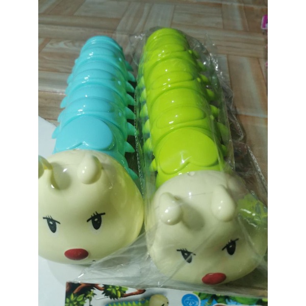 Jual mainan mobil karakter ulat cacing lipan pullback roda | Shopee ...