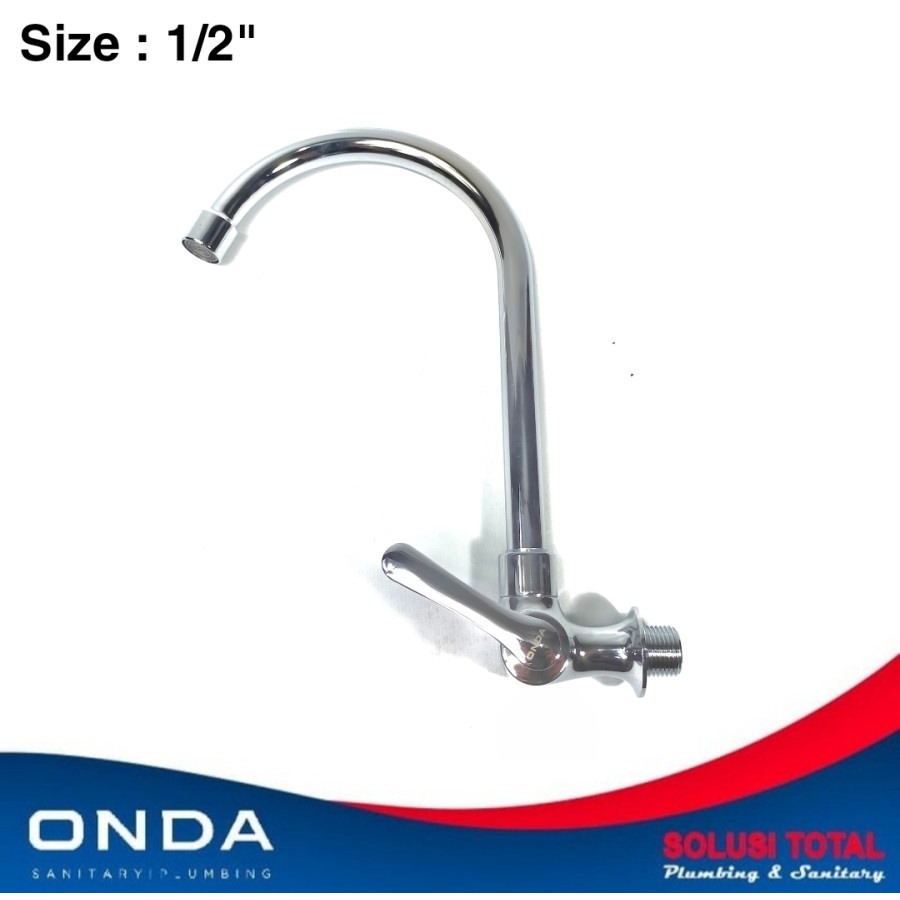 Jual Keran Angsa V 648 GKU 1/2" Keran Tanam Tembok Kuningan 1/2 Inch ...