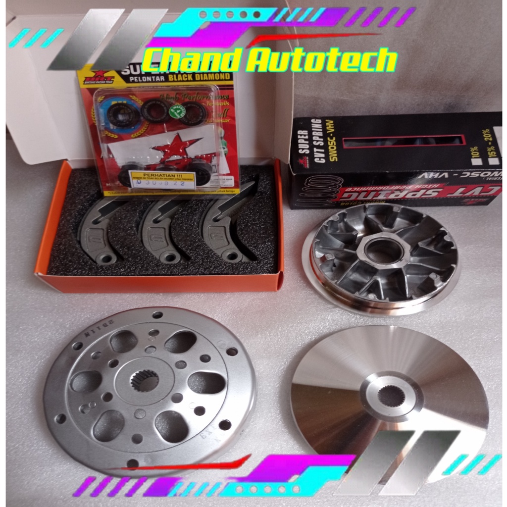 Jual Paket 1 Upgrade Cvt Brt Harian Beat Deluxe Genio Beat Led 2020 ...