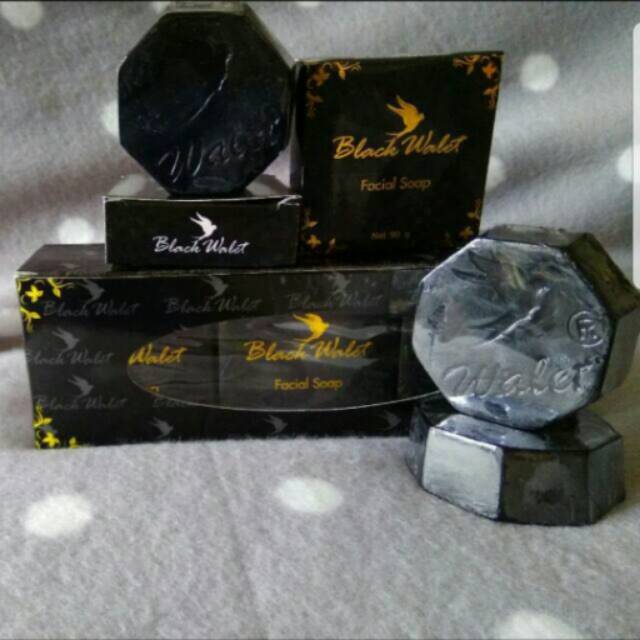 Jual SABUN BLACK WALET ORIGINAL BPOM / BLACK WALET FACIAL SOAP (PER ...