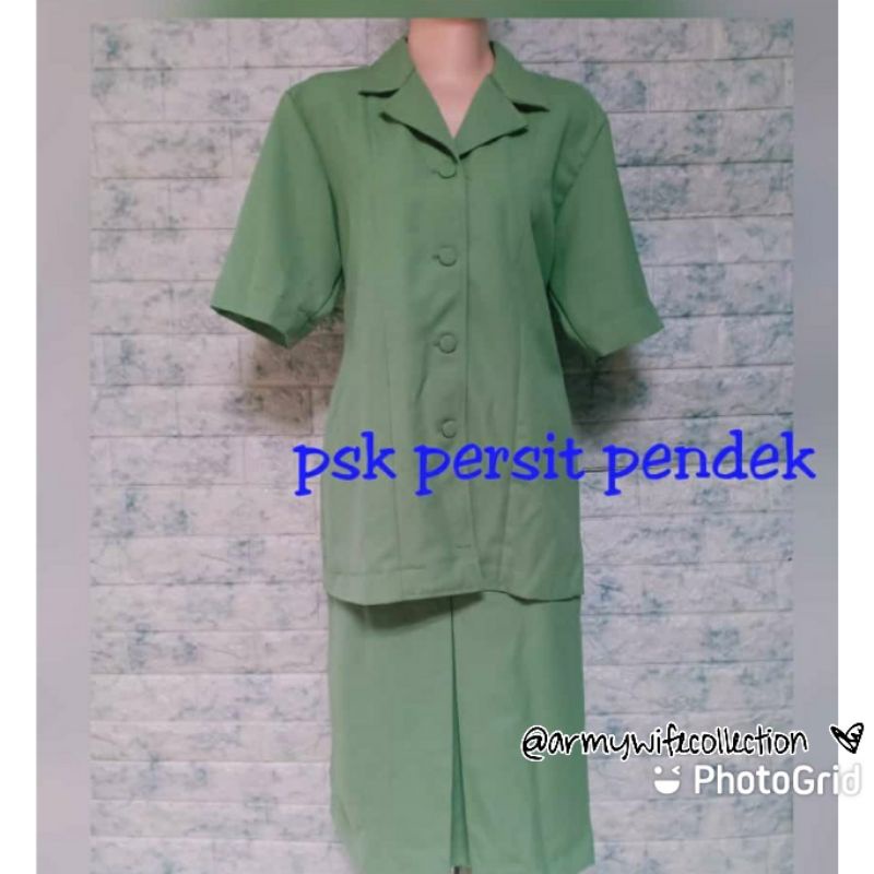 Jual stelan psh psk pendek persit pusat | Shopee Indonesia