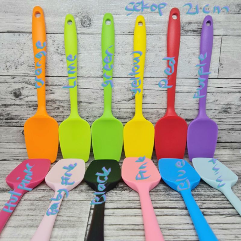 Jual Small Silicone Spatula Sendok Kotak Tahan Panas Tanpa Sambungan ...