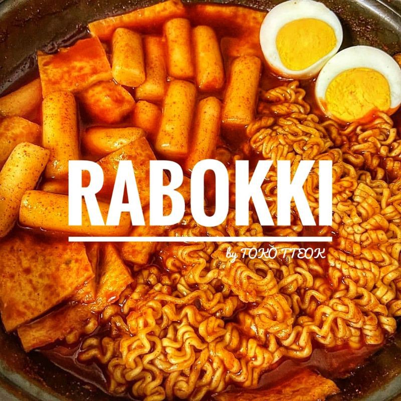 Jual RABOKKI TERMANTAP TERMURAH RAMEON TTEOKBOKKI RAMEN TOPOKKI MIE ...