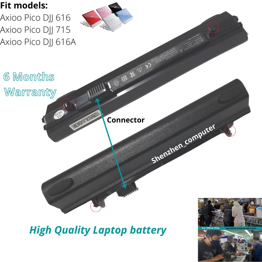 Jual Baterai Axioo Pico DJJ 616 715 616A new battery original | Shopee ...