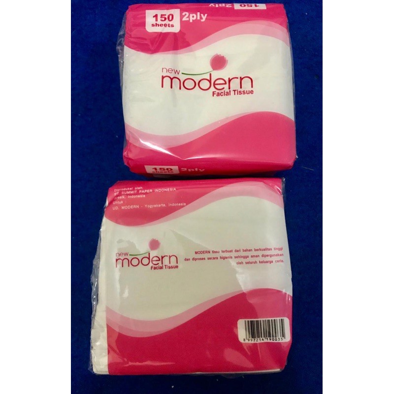 Jual Modern Facial Tissue 2 ply 150 sheets | Shopee Indonesia