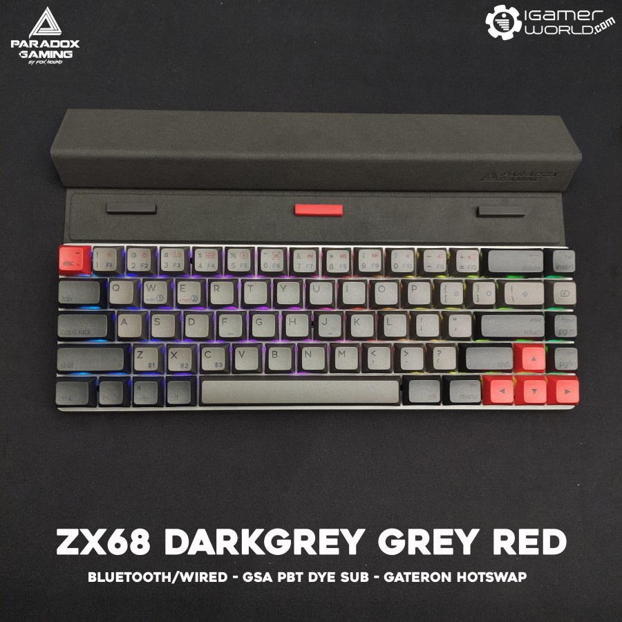 Jual Paradox Gaming ZX68 DGGR Hotswap BT/Wired Mechanical Gaming ...
