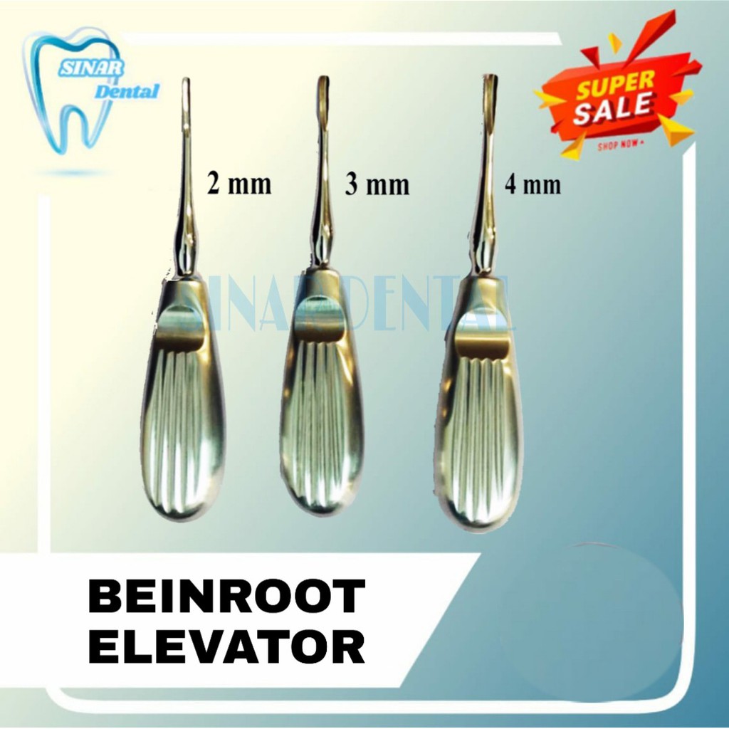 Jual BEIN ROOT ELEVATOR SATUAN ALAT PENCABUT GIGI 2MM 3MM 4MM | Shopee Indonesia