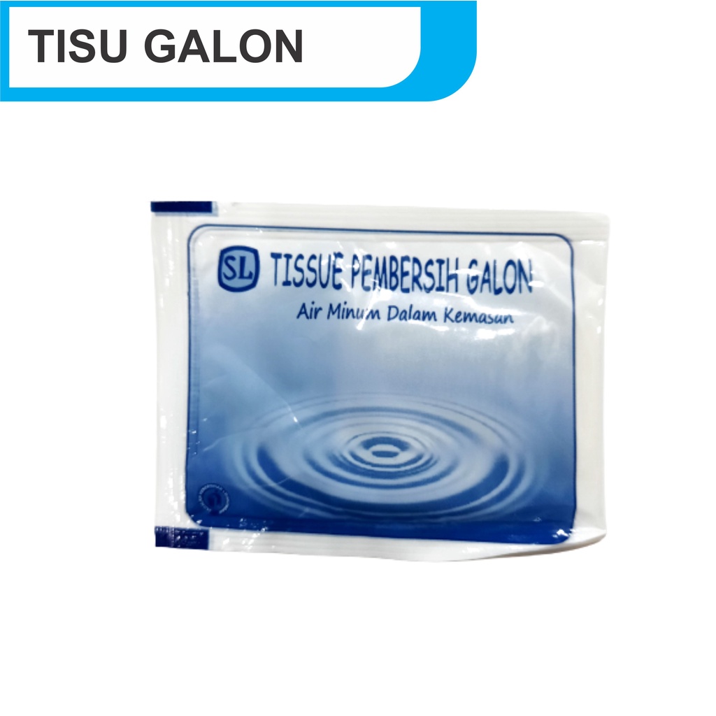 Jual Tisu Galon / Pembersih galon 100 pcs | Shopee Indonesia