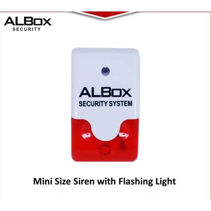Jual Albox Alarm Mini Size Siren With Flashing Light | Shopee Indonesia