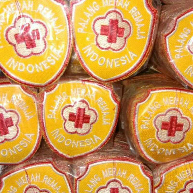 Jual ATRIBUT LAMBANG PMI PMR PALANG MERAH REMAJA INDONESIA OSIS BENDERA ...