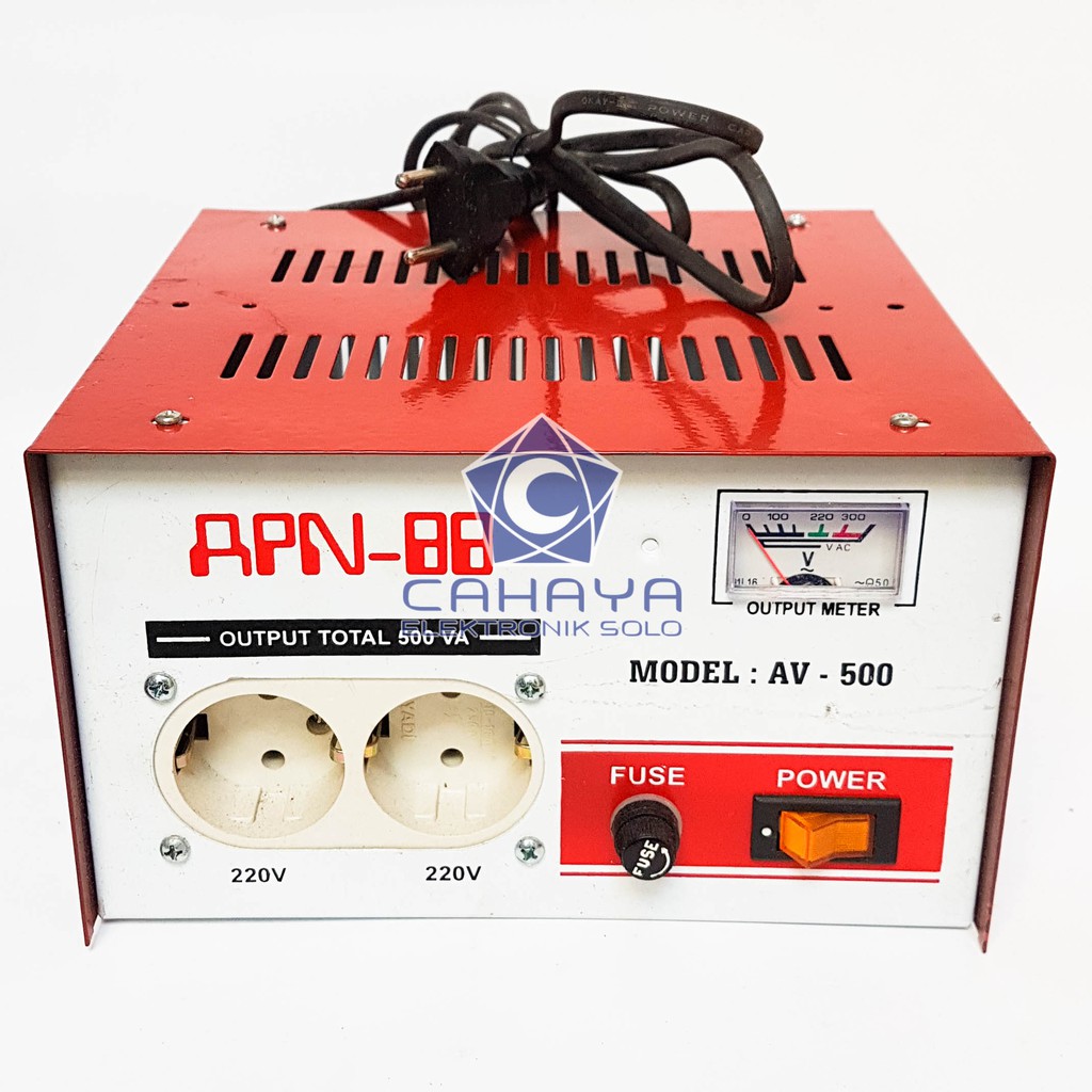 Jual Stabilizer APN 500W - Stavol Stabiliser Voltase Stabil 500 Watt ...