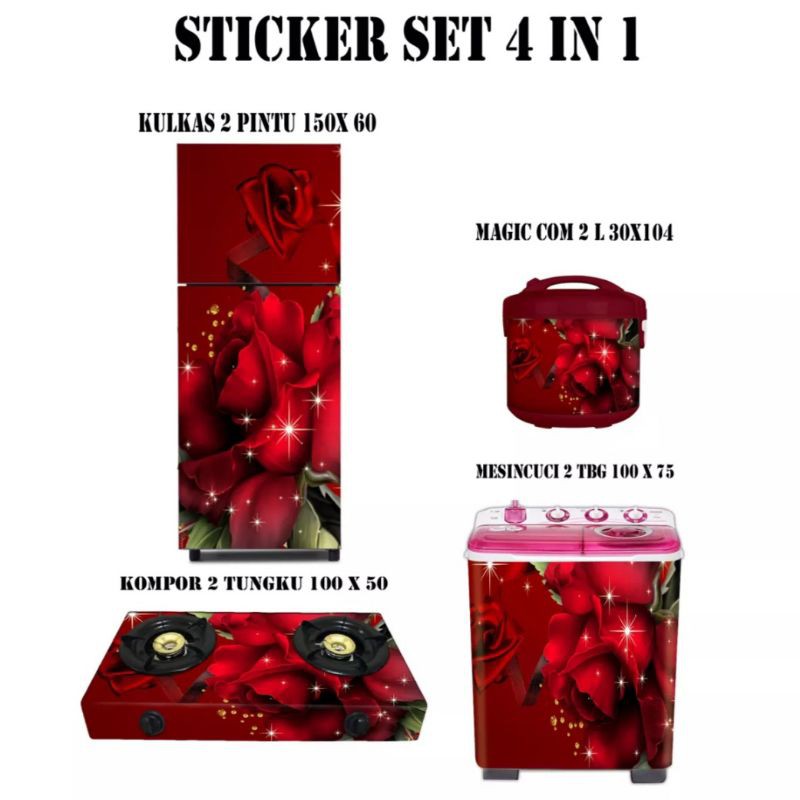 Jual STIKER SET 4 IN ONE | Shopee Indonesia