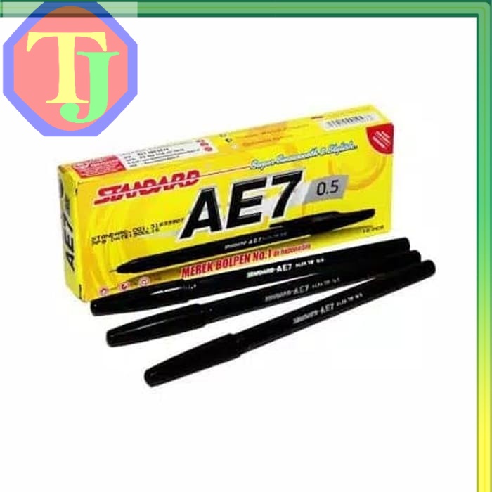 Jual Pulpen ballpoint Standard AE7 per Lusin hitam - Hitam | Shopee Indonesia