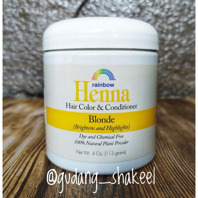 Jual Rainbow Research Henna Hair Color & Conditioner Pewarna Rambut ...