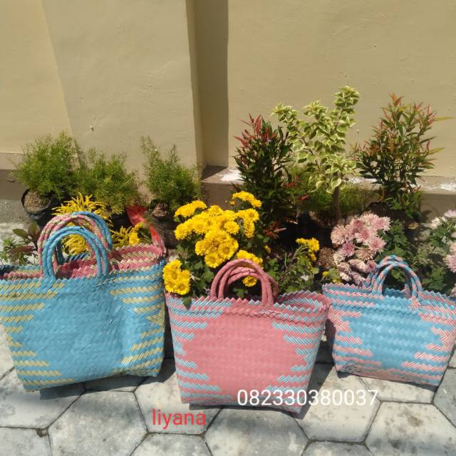 Jual Tas Anyaman/Tas parsel/Tas sembako | Shopee Indonesia