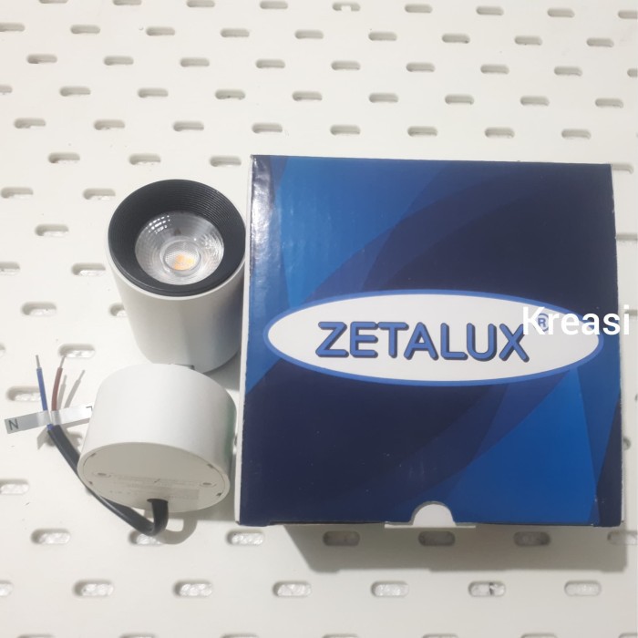 Jual LAMPU PLAFON LED BODY PUTIH HITAM ZETALUX 7W / 7 WATT - KUNING ...