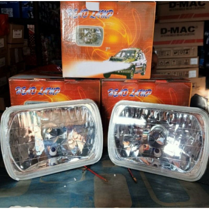 Jual Lampu Depan Taft GT Feroza Model Kristal Halogen H4 (Harga Set ...