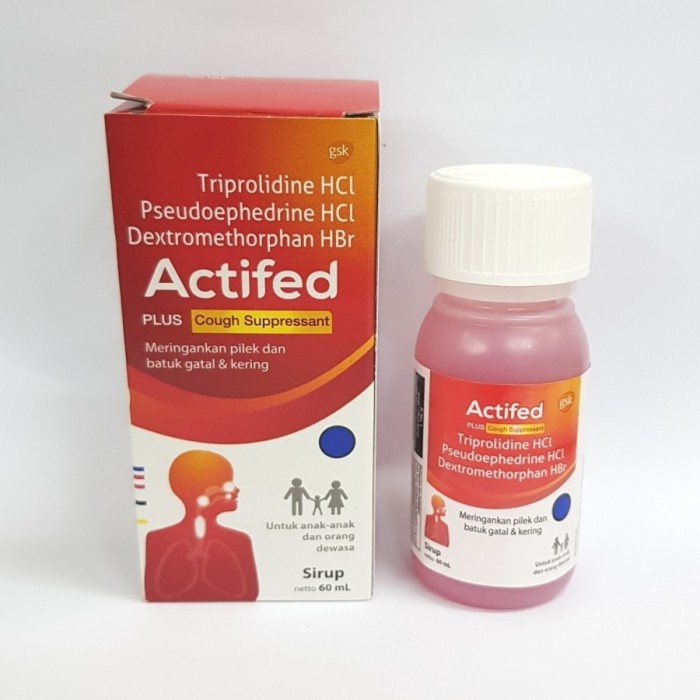 Jual ACTIVED PLUS COUGH SUPPRESSANT PILEK DAN BATUK GATAL & KERING ...