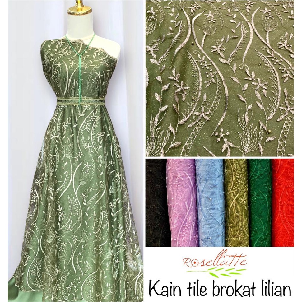 Jual Kain Tile Brokat Lilian | Shopee Indonesia