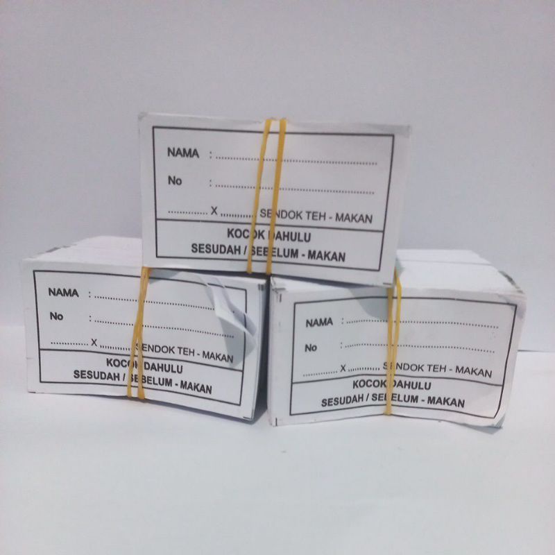 Jual Kertas Etiket / Kertas label Obat / Kertas obat / Kertas Obat ...