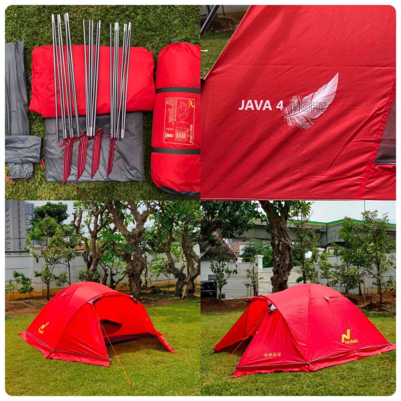 Jual TENDA DOME GREAT OUTDOOR JAVA 4 LIGHT KAPASITAS 4 ORANG MURAH TENDAKI JAVA 4 LIGHT | Shopee ...
