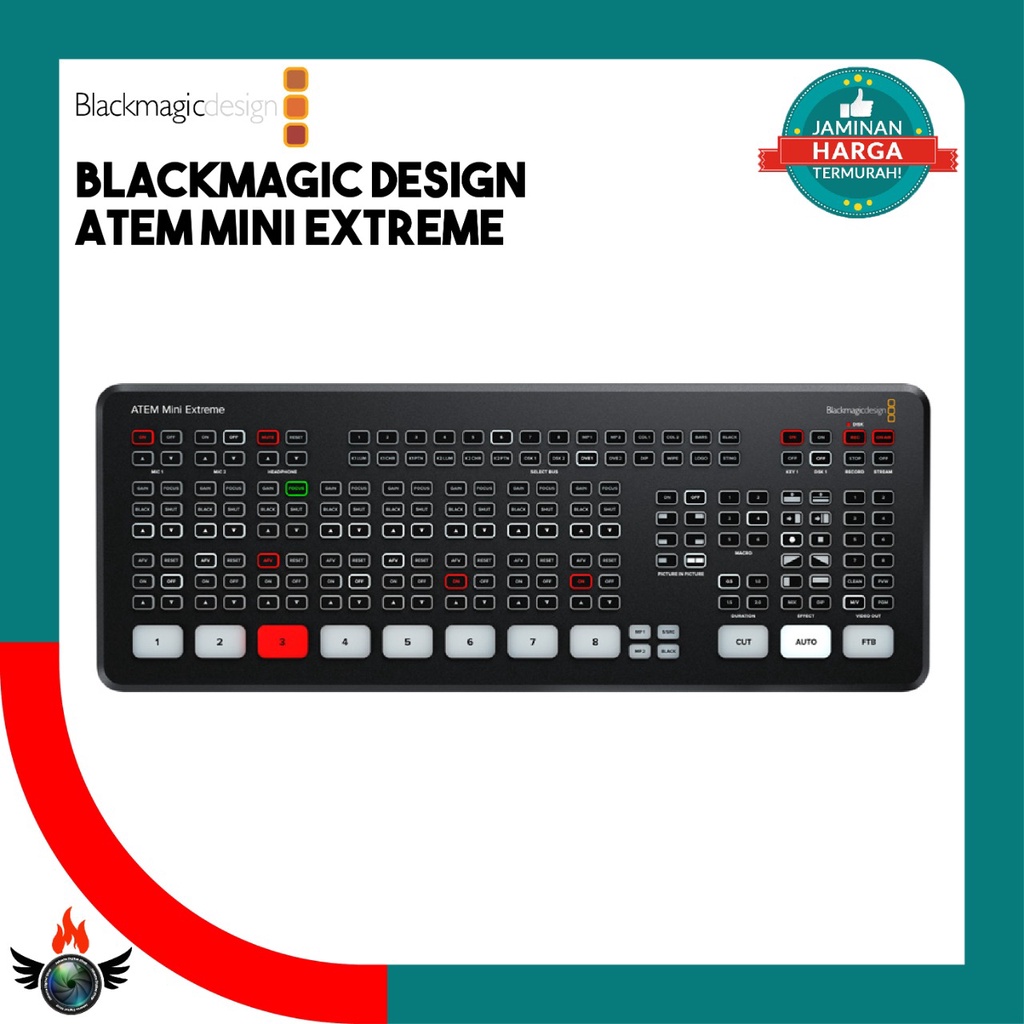 Jual Blackmagic Design ATEM Mini Extreme Mixer Live Streaming 8 Input ...