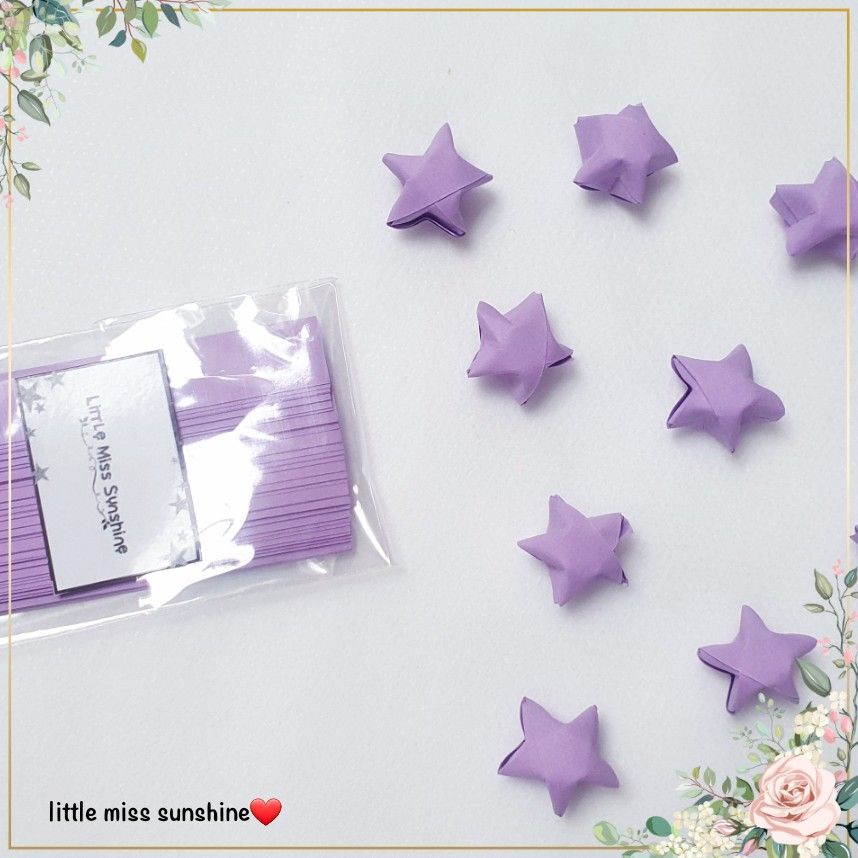 Jual Kertas Lipat Bintang Star 19 Warna Warni Art Kerajinan Tangan ...