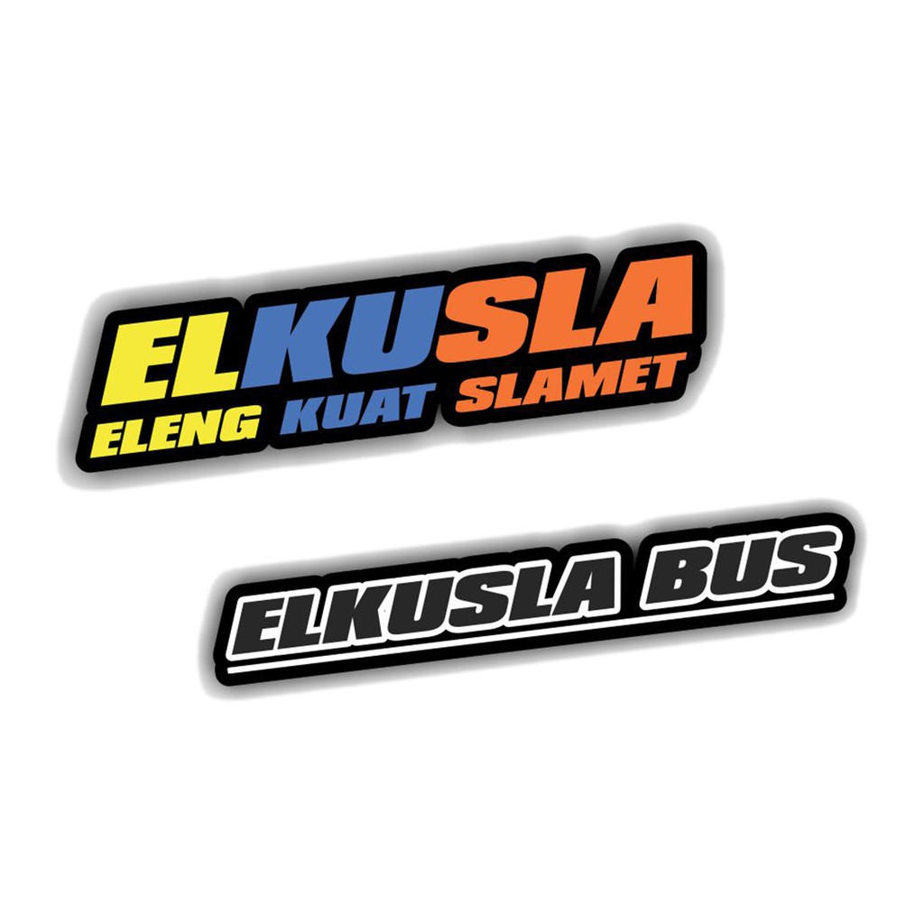 Jual Sticker Vinyl Bismania Elkusla by BSJ Laminasi DOFF dan Cutting ...