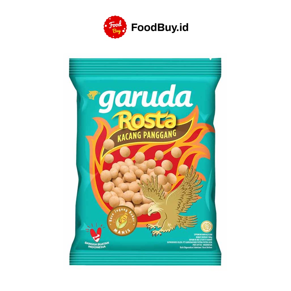Jual Garuda Rosta Kacang Panggang Rasa Jagung Bakar Manis 100 gr ...