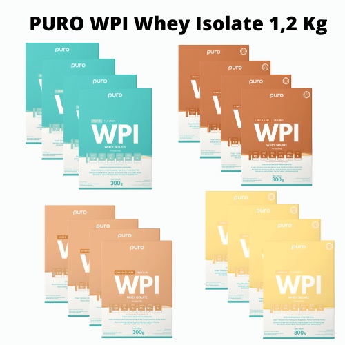 Jual PURO Whey Protein Isolate WPI Susu Gym Fitness Diet 1,2 Kg Tinggi ...