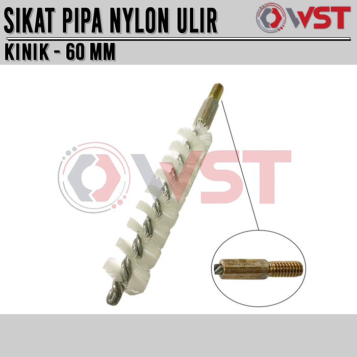 Jual KINIK Sikat Pipa nylon 2 1/4" 60mm / Sikat Pipa Nilon / Tube Brush ...