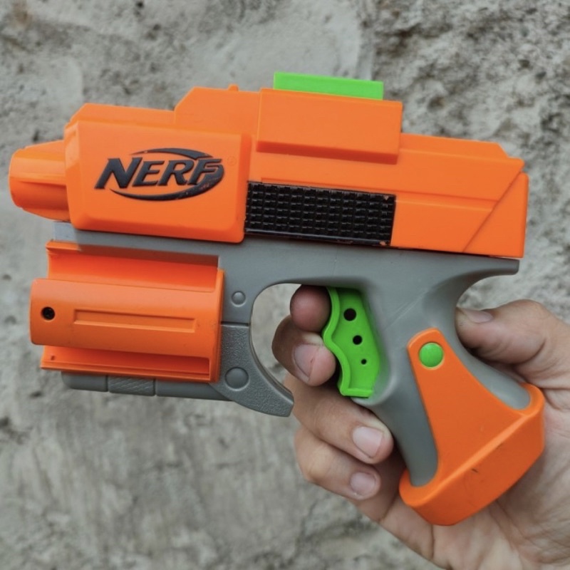 Jual Mainan Pistol Nerf Dart Tag Strikefire Original incl Peluru 5 pcs ...