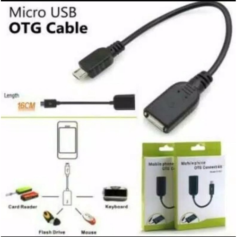 Jual kabel OTG Micro usb android | Shopee Indonesia