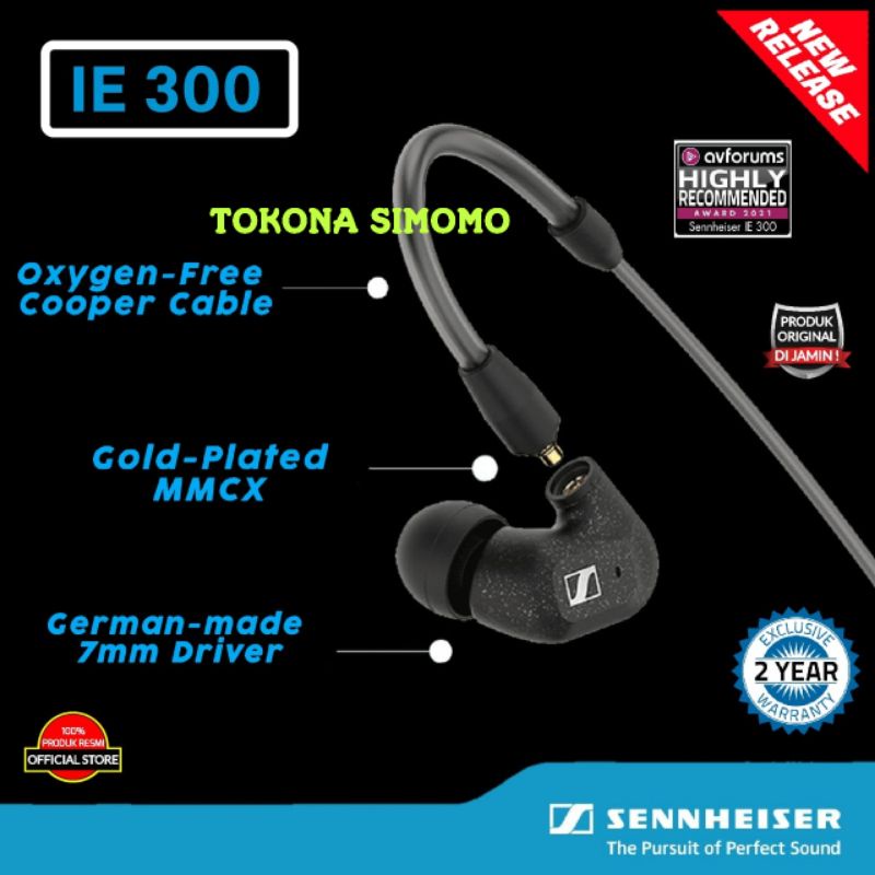 Jual SENNHEISER IE 300 / IE300 High End In-Ear Earphones Original ...