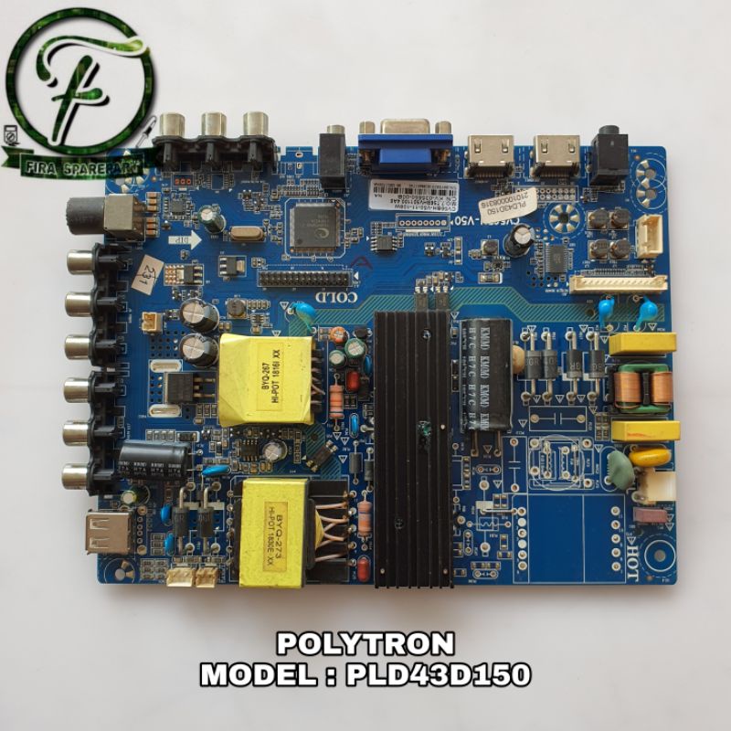 Jual MB MOBO MAINBOARD MOTHERBOARD MESIN TV LED POLYTRON PLD43D150 PLD ...