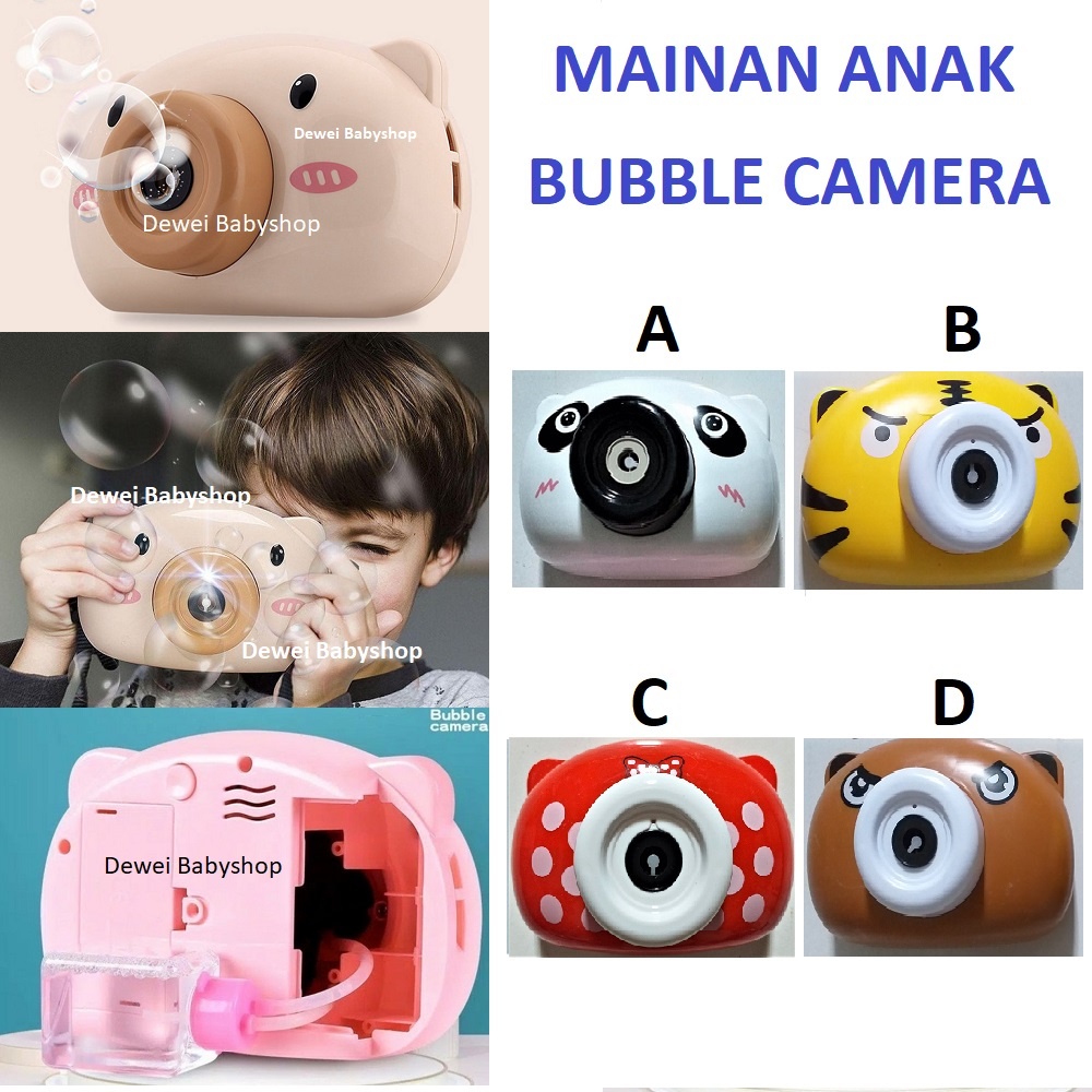 Jual Mainan Edukasi Anak Bayi Kamera Foto Bubble (Baby Music Camera ...
