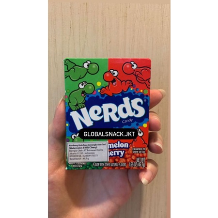 Jual NERDS SURF&TURF / DOUBLE DIPPED / WATERMELON & WILD CHERRY / GRAPE ...