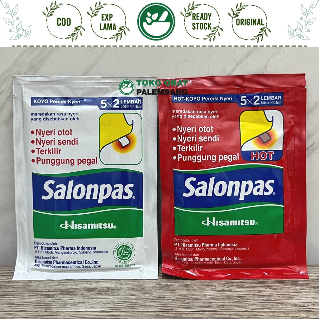 Jual SALONPAS KOYO 5 x 2 LEMBAR BIRU & MERAH HISAMITSU KOYO SALONPAS ...
