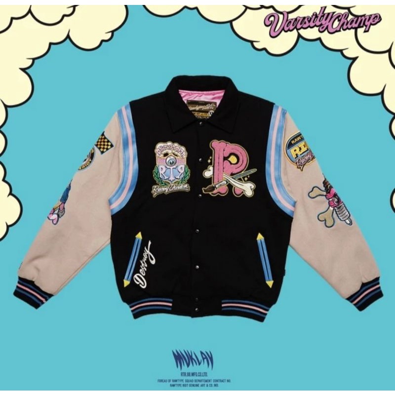 Jual JACKET VARSITY CHAMP MUKLAY X RAWTYPERIOT ORIGINAL LIMITED EDITION ...
